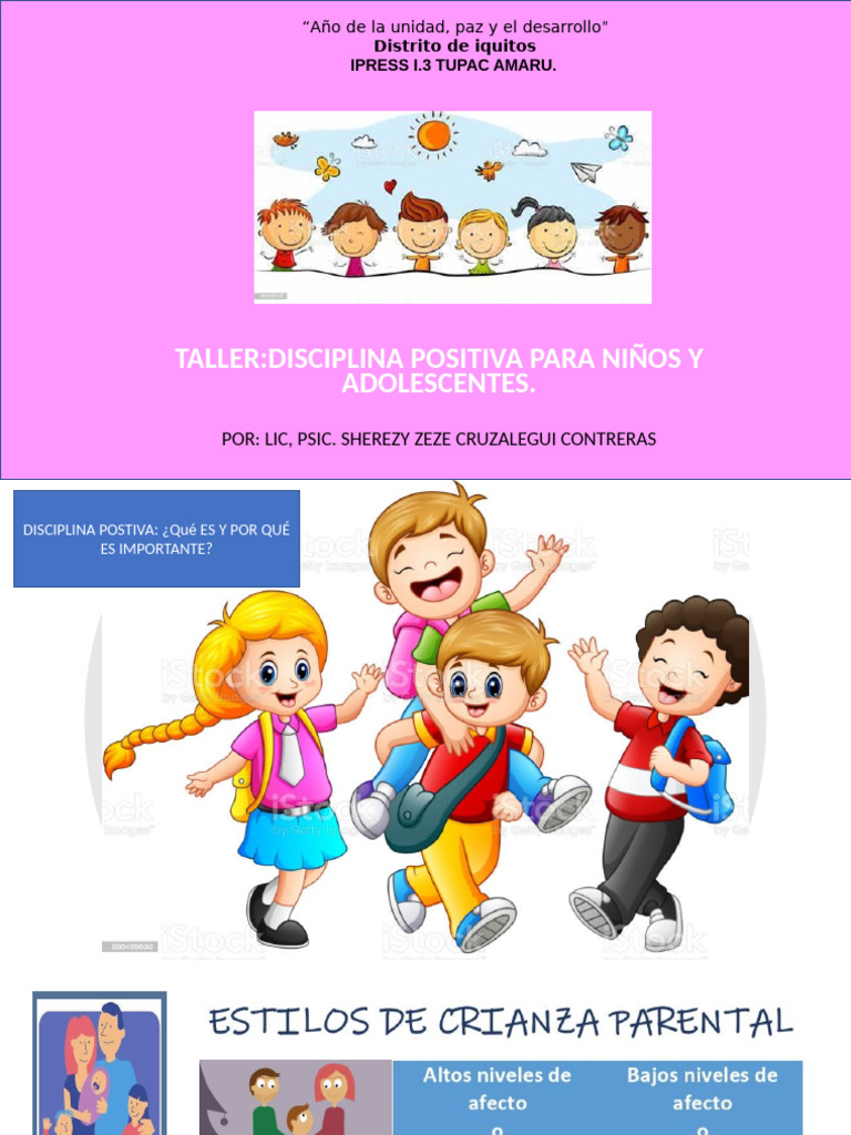 Disciplina Positiva: Claves para Niños y Adolescentes | PDF