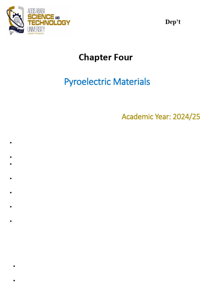 Chapter 4 - Pyroelectric_Material_Apllications | PDF | Ferroelectricity ...
