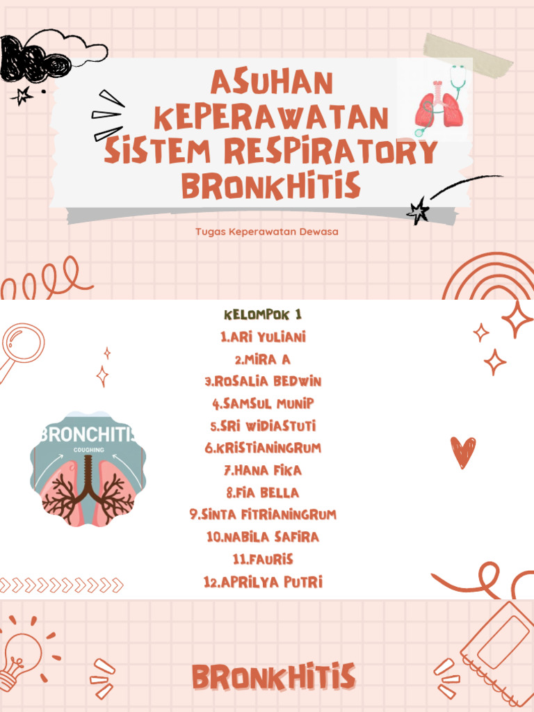 Ppt Askep Respiratory_bronkhitis Kelompok 1_revisi | PDF