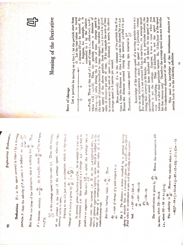 Meaning of derivatives | PDF