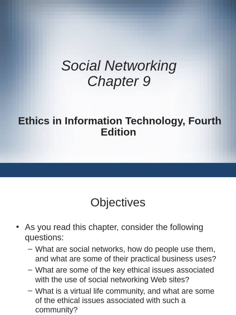 Week 14 EThics in IT | PDF | Cyberbullying | Stalking