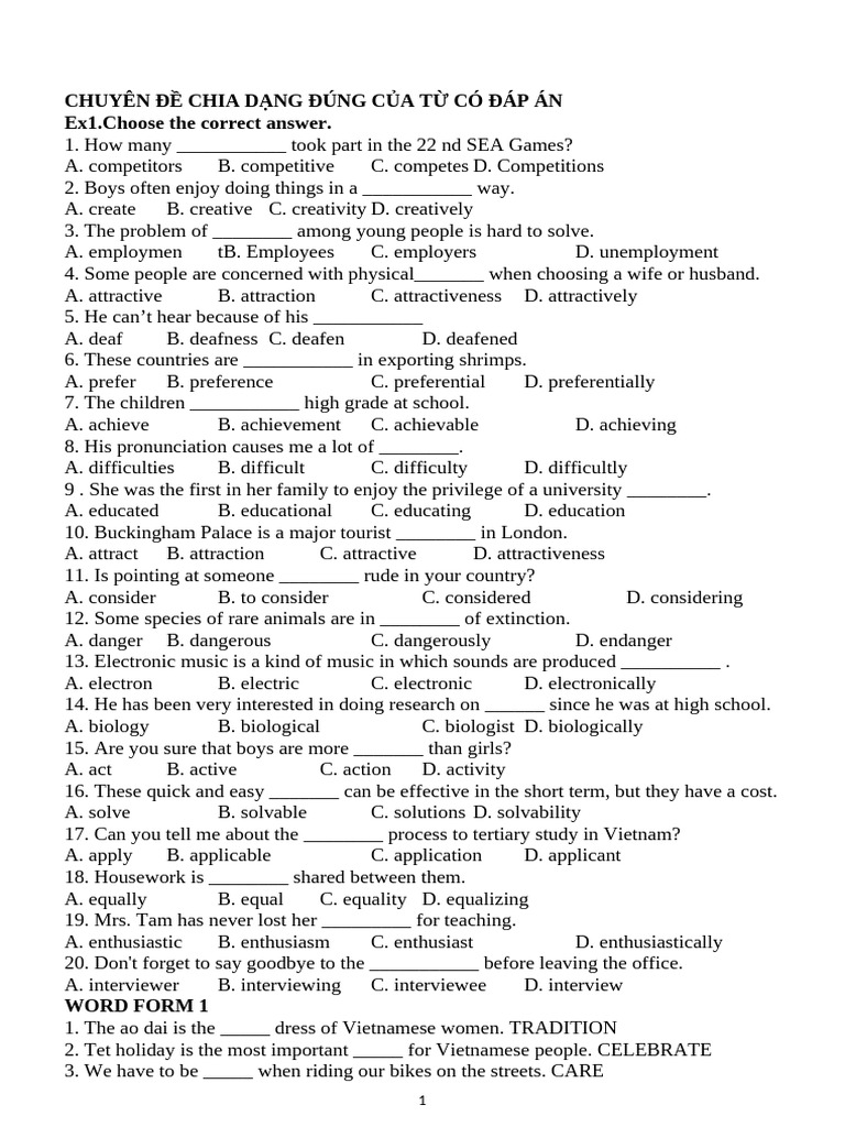 Word Form L P 9 | PDF | Deafness