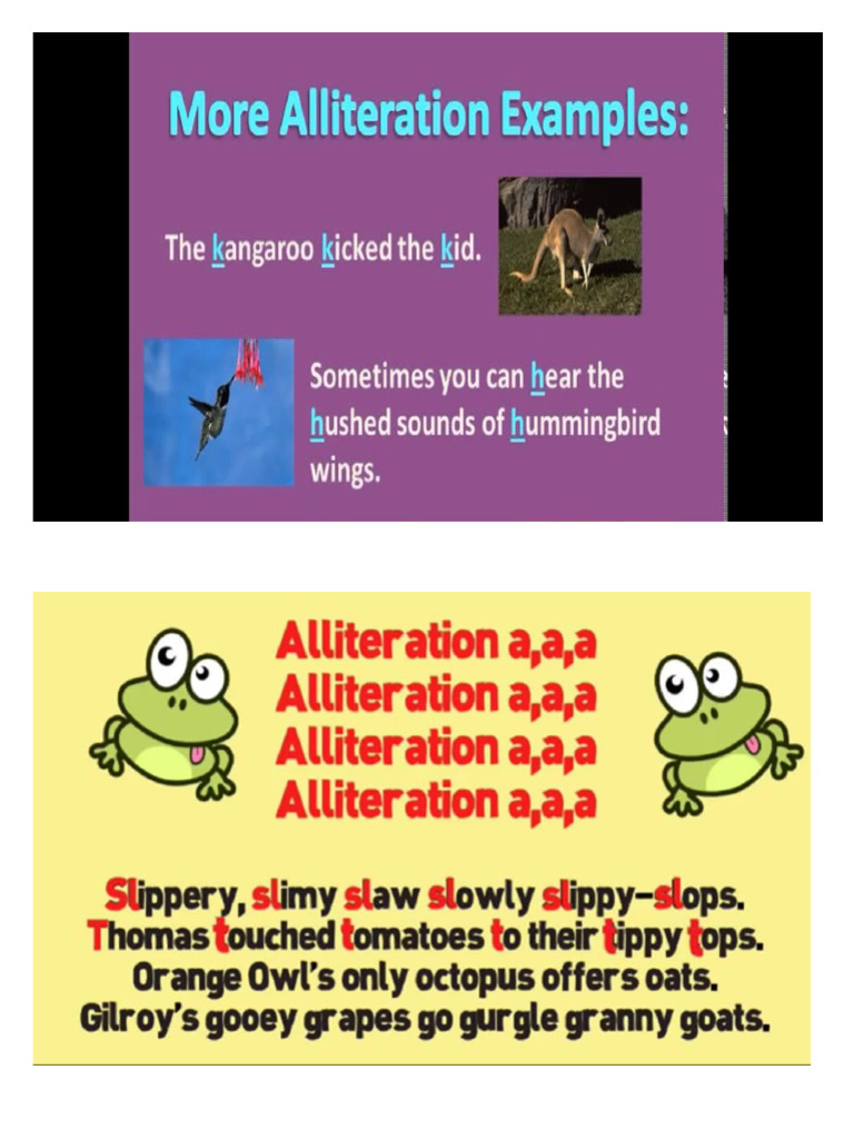2019 Grade Assonance,Alliteration, Onomatopoeia 5 | PDF