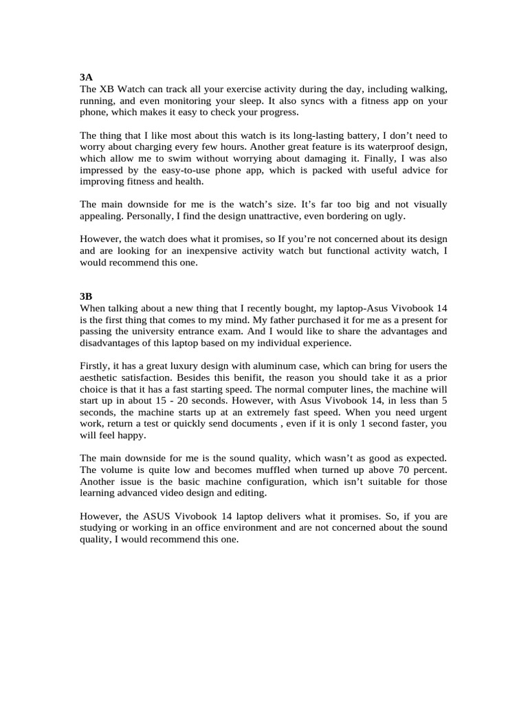 Unit 5 Writing | PDF