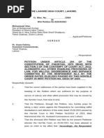 Contempt Petition Format | PDF | Contempt Of Court | Affidavit