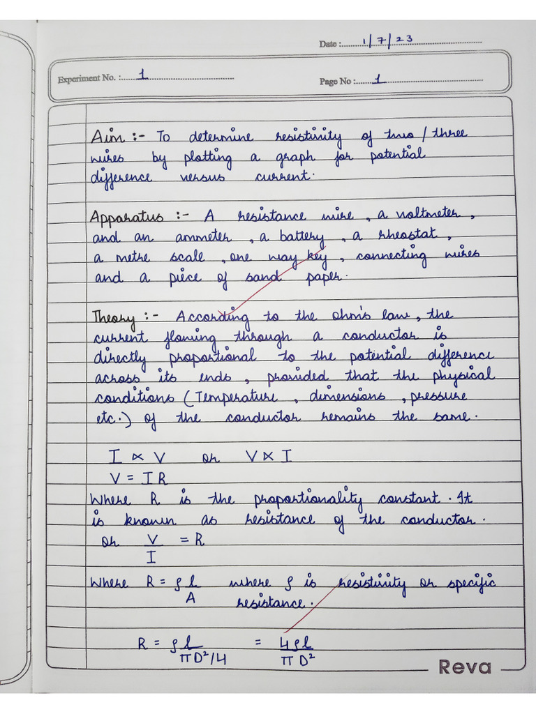 Physics Practical Pdf