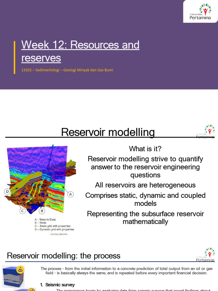 Week 12 - Reserves and Resources | PDF | Petroleum Reservoir | Earth ...