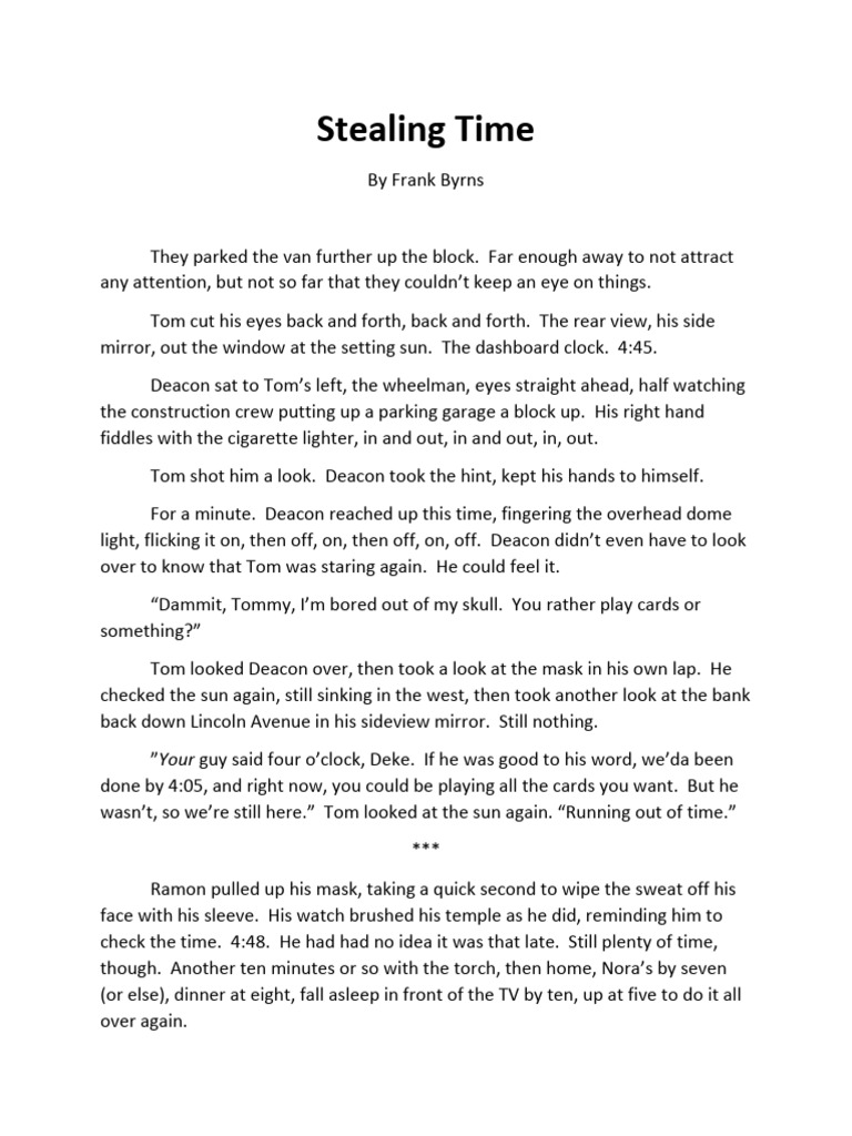 Stealing Time | PDF