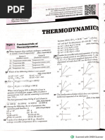 Thermodynamics - Formula Sheet | PDF