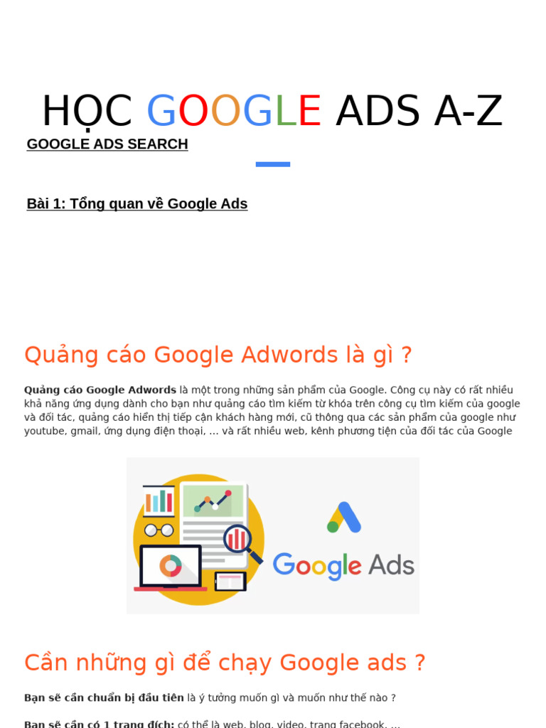 Bài 0 - Tổng Quan Về Google Ads | PDF