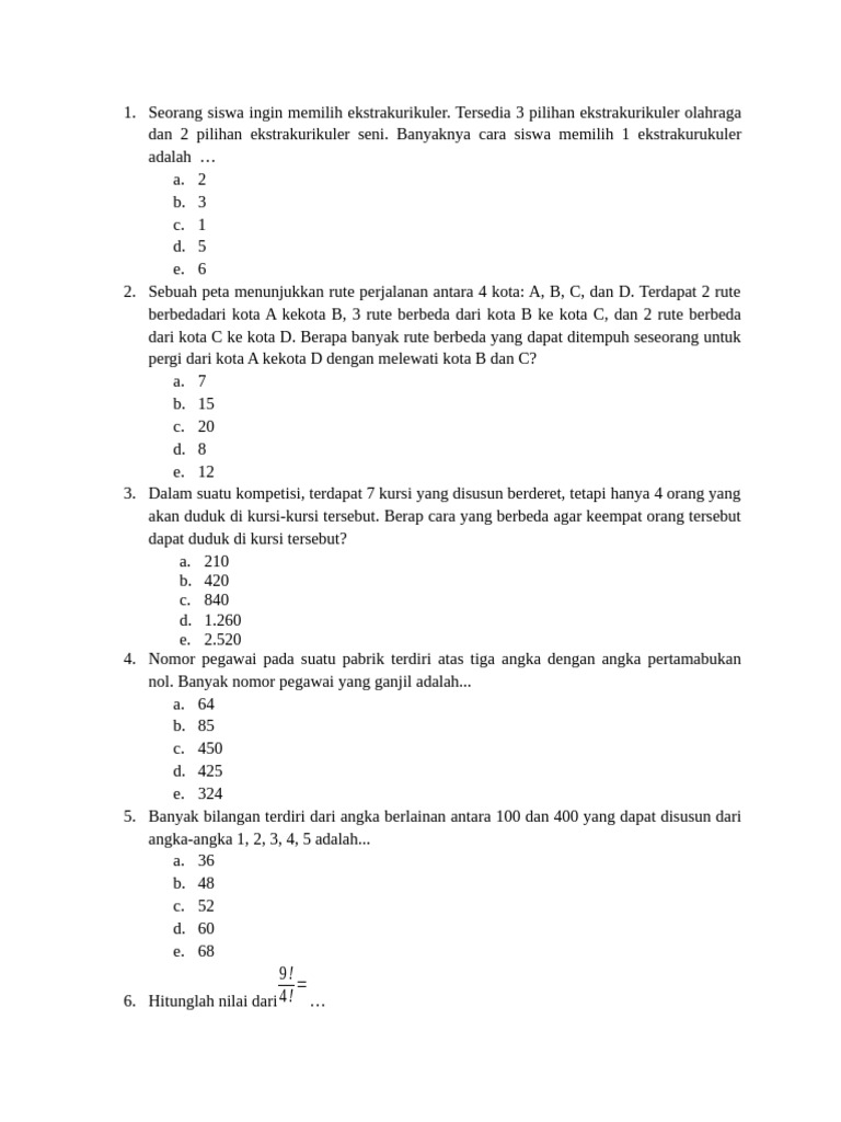 Soal UTS matematika wajib kelas xii semester 1 2024-2025 fix | PDF
