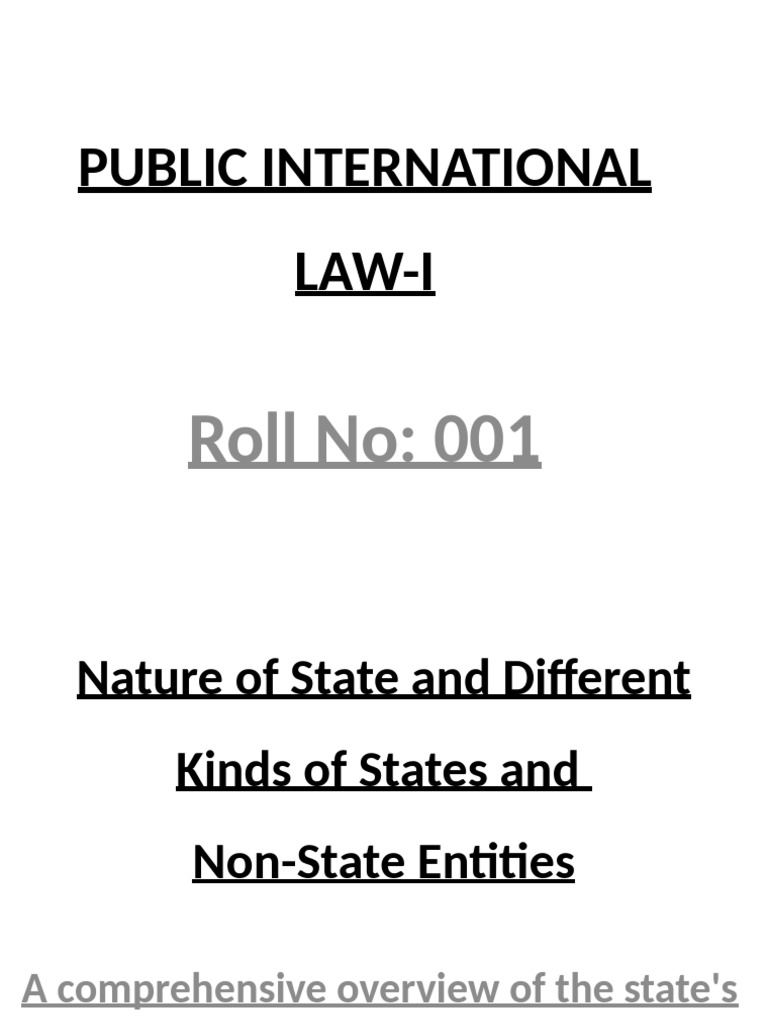 Nature of State Presentation | PDF | State (Polity) | Governance