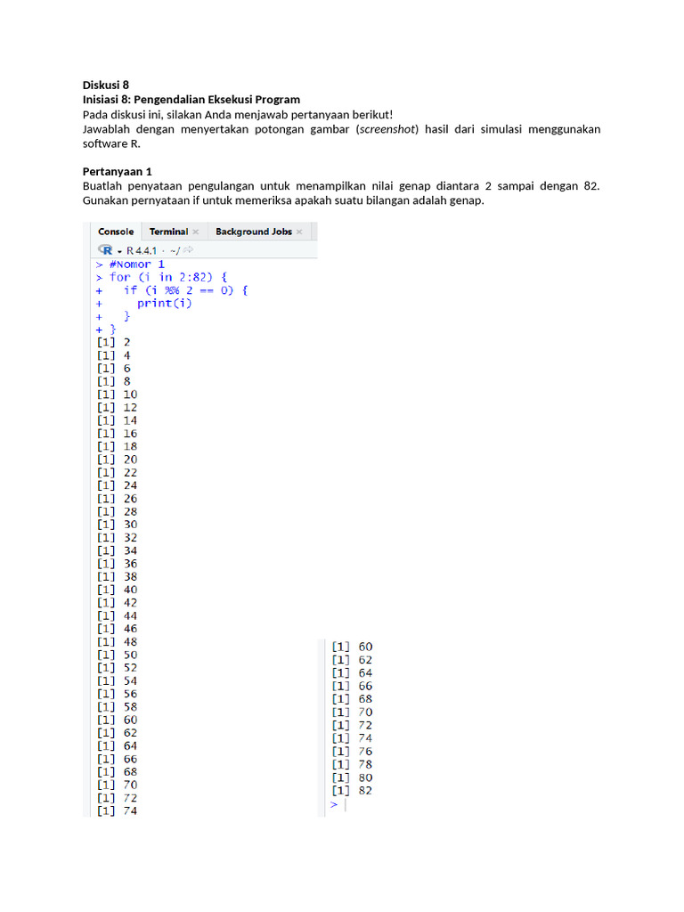 Diskusi 8 Komputer 1 | PDF