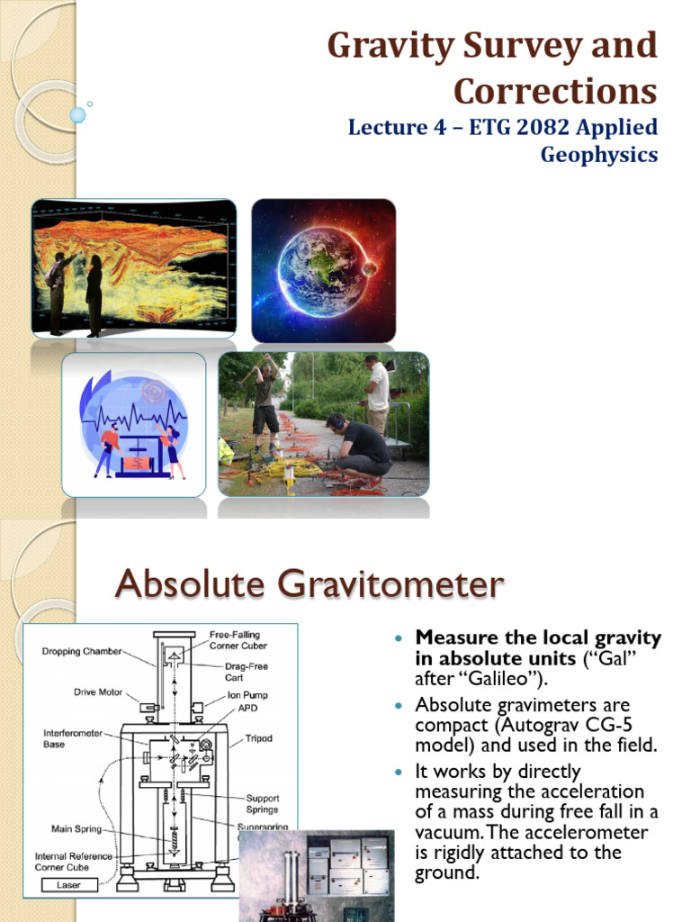 Gravity Survey Techniques and Corrections | PDF | Gravity | Geophysics