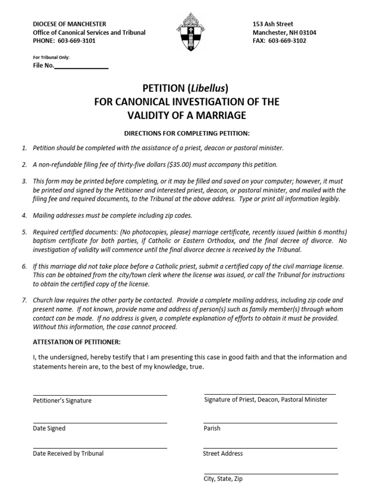 Formal Annulment Petition | PDF | Substance Abuse | Marriage
