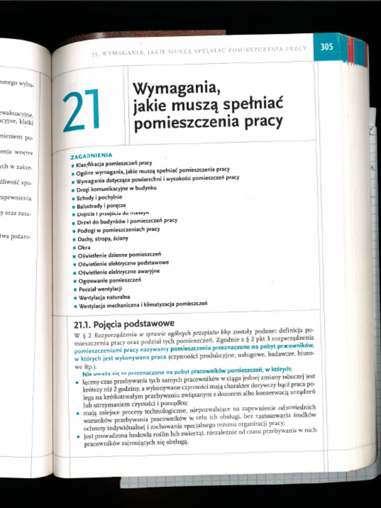 Wymagania, jakie musz%C4%85 spe%C5%82nia%C4%87 pomieszczenia pracy | PDF