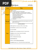 Menú Semanal Futurlife 08 | PDF | Cocina, comidas y vino | Salud y ...