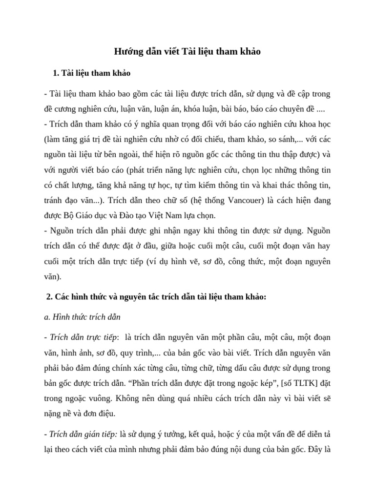 hướng dẫn TLTK | PDF