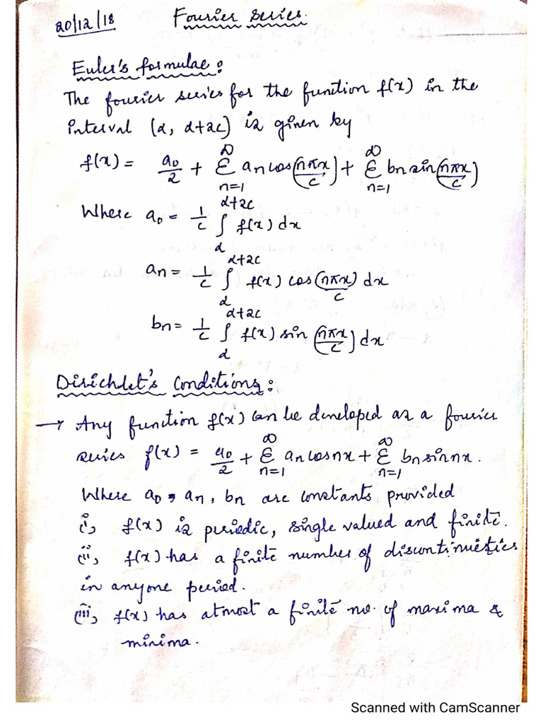 Fourier Series-1 | PDF