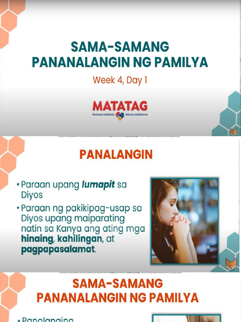 Samasamang Panalangin NG Pamilya | PDF