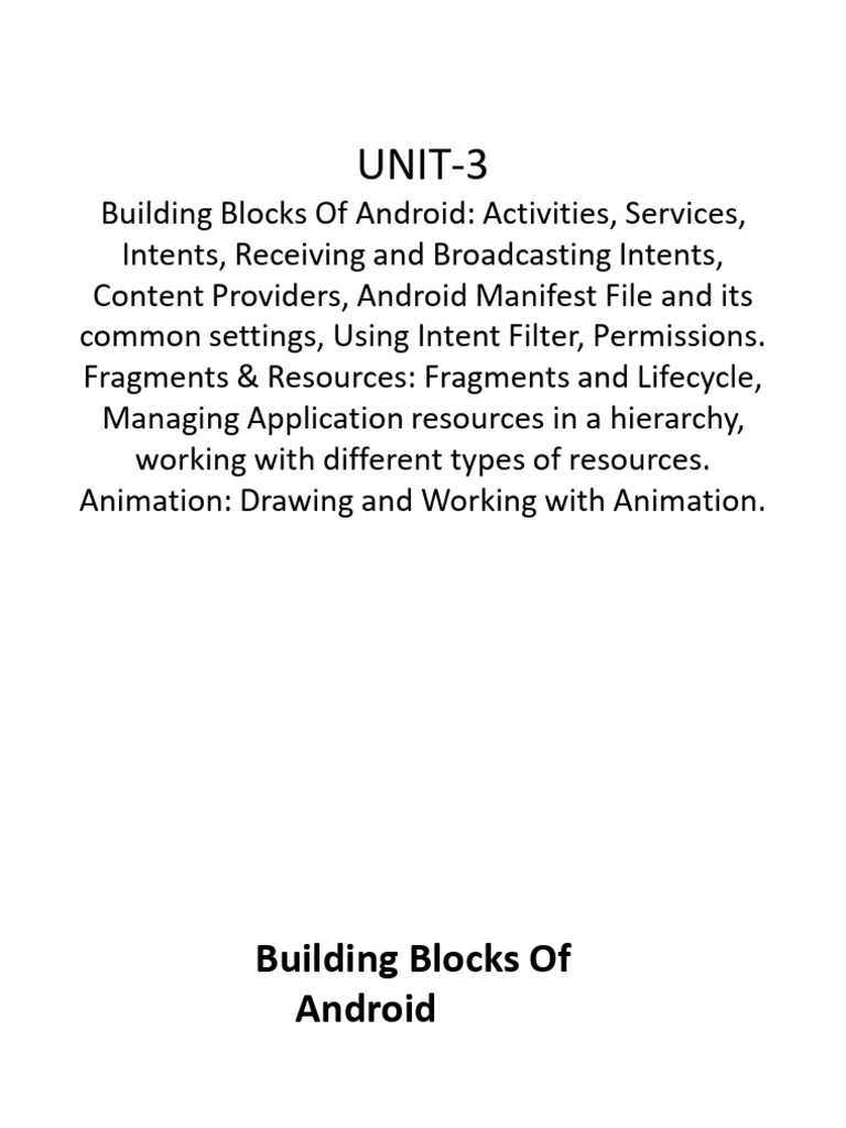MAD-3 | PDF | Mobile App | Android (Operating System)