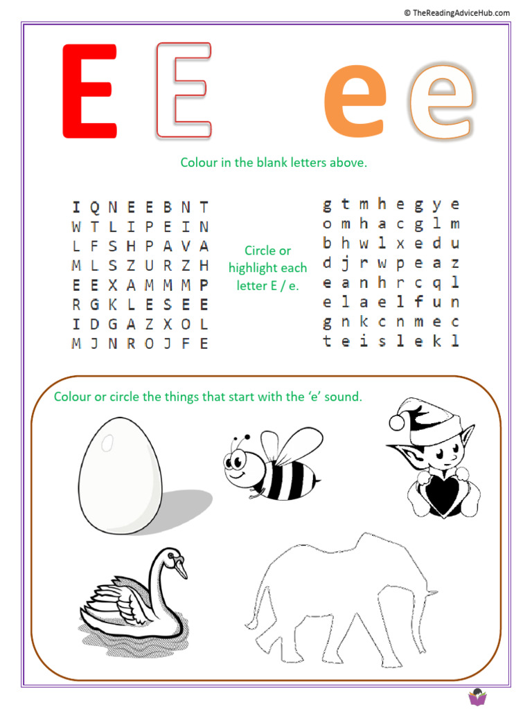 Letter Sound e | PDF