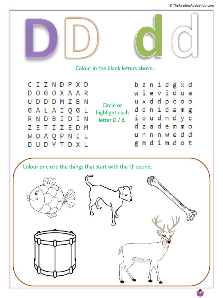 Letter Sound D | PDF