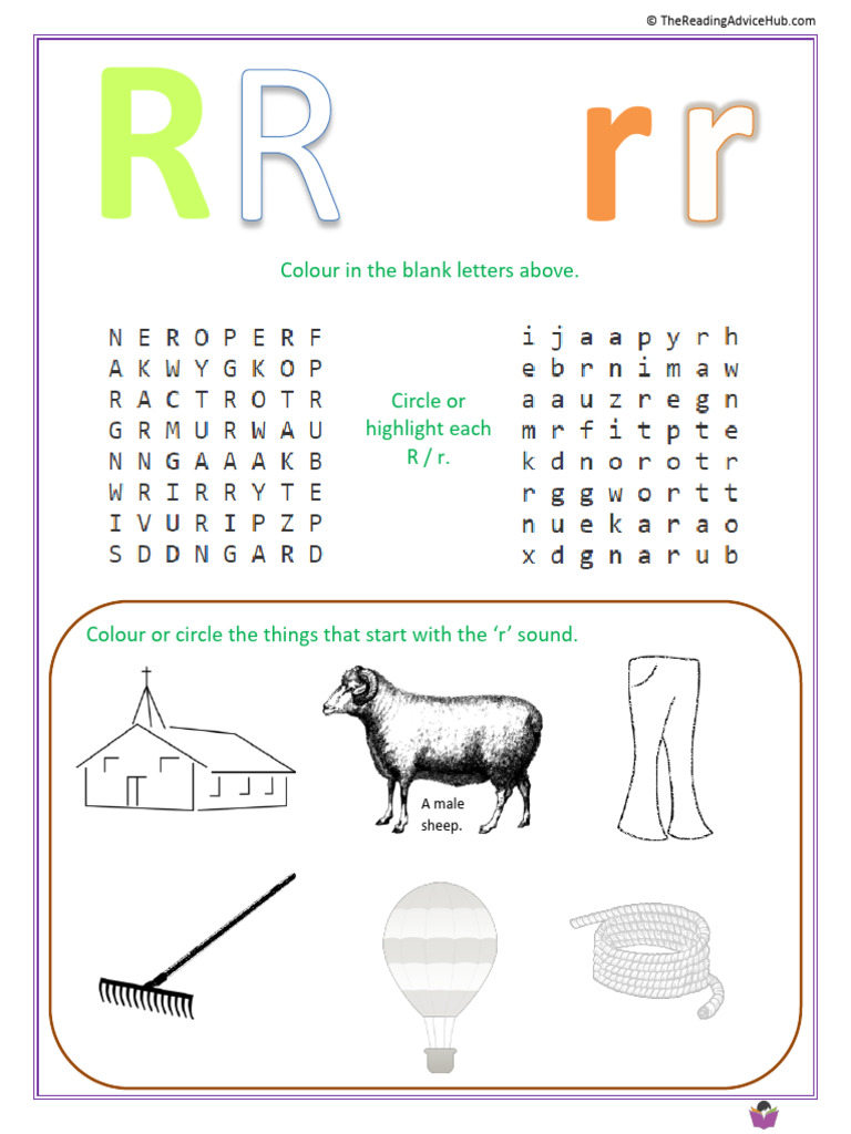 Fun Activities for Learning Letter R | PDF