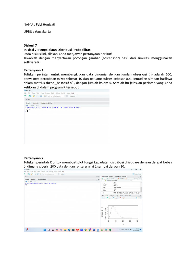 Diskusi 7 Komputer 1 | PDF