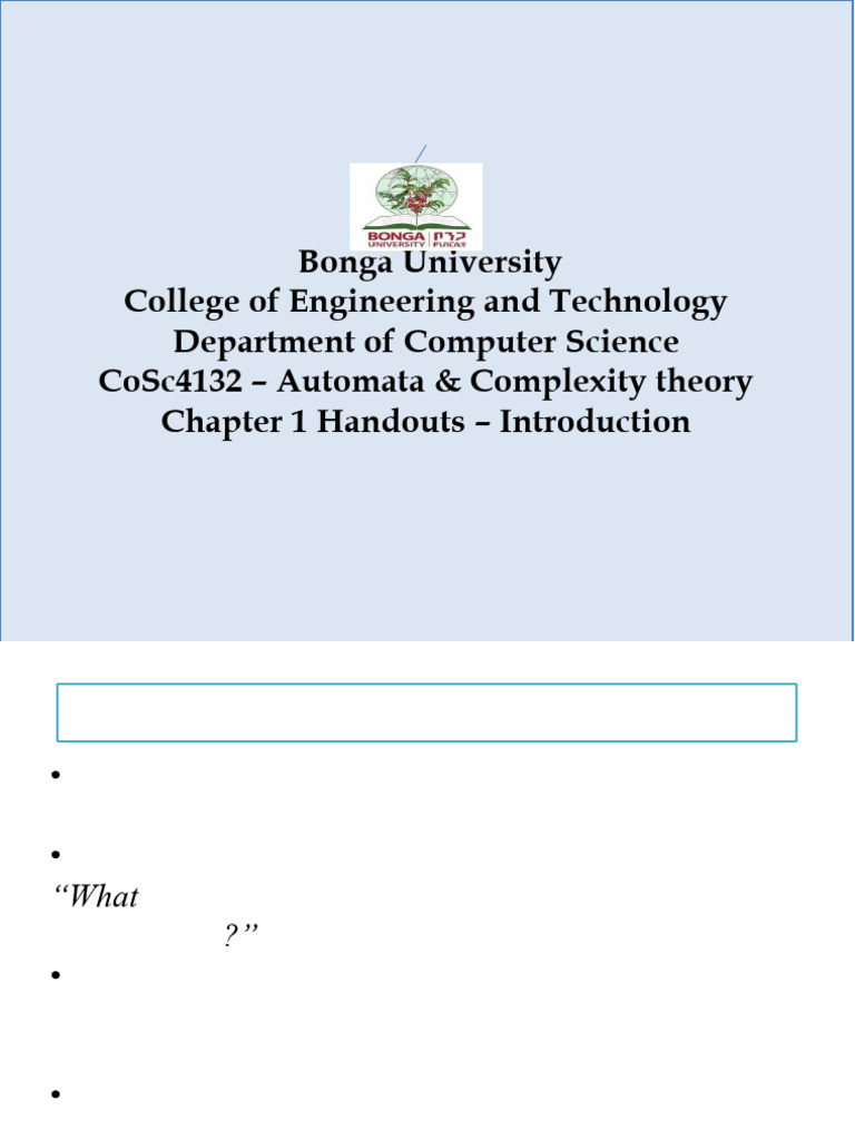 Automata and Complexity Theory | PDF | Automata Theory | Grammar