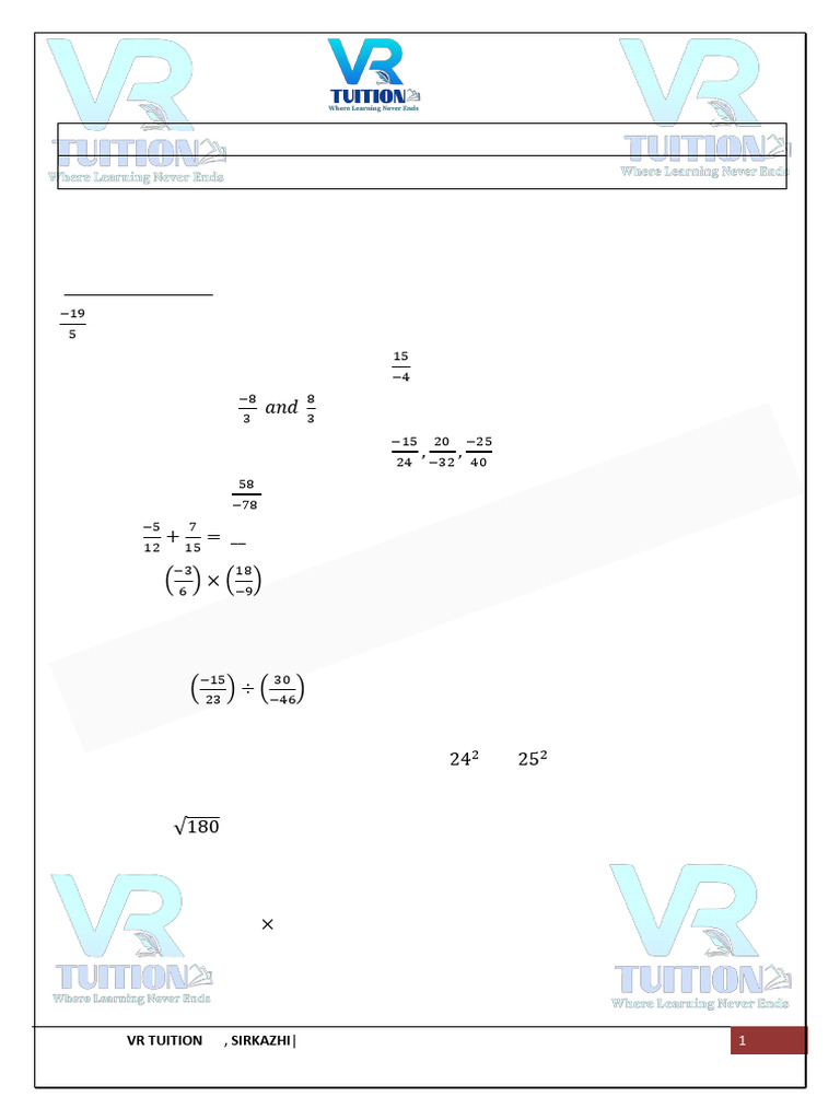 RM 2 One Mark Questions Bank English Medium PDF Download | PDF ...