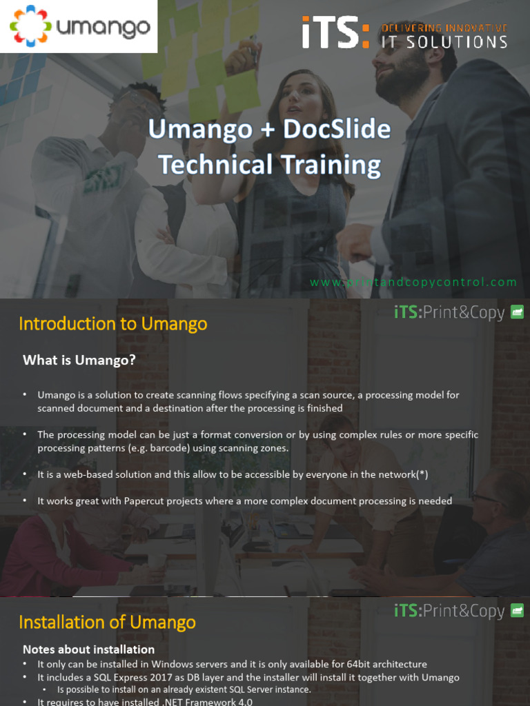 iTS Umango+DS Training | PDF | Optical Character Recognition ...