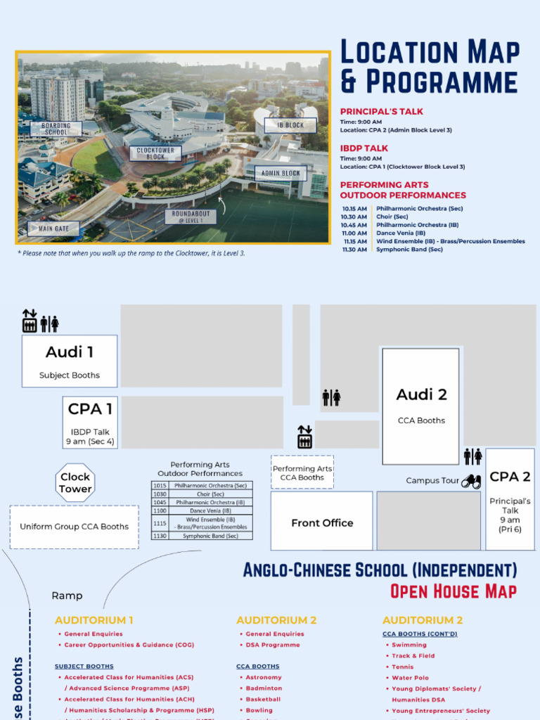 ACS (I) Open House 2023 - Layout & Booth Maps | PDF