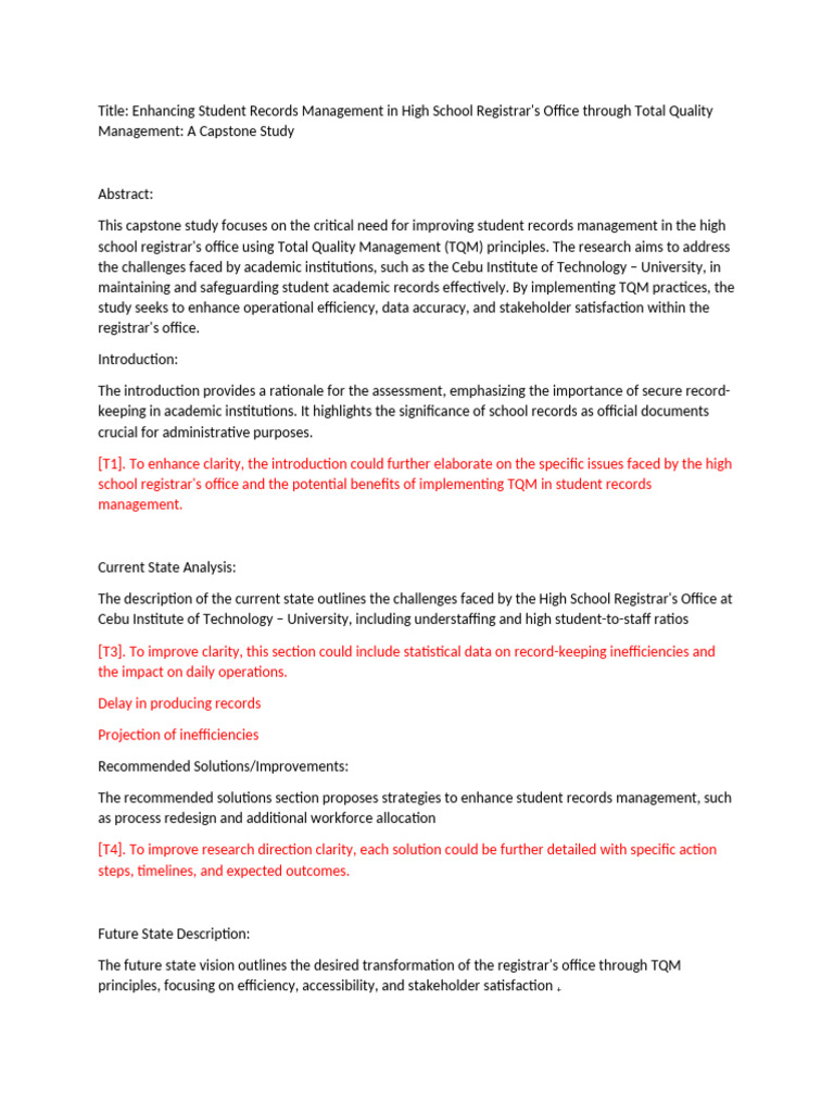 first-revision-with-recommendations-_-pamela-capstone-project | PDF | Performance Indicator ...