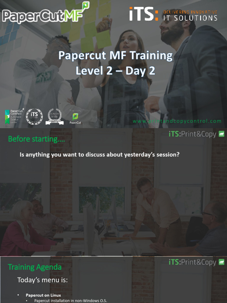 Papercut MF Advanced Training | PDF | My Sql | Backup