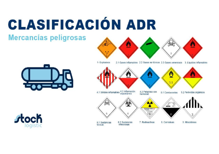 Clasificacion Adr Mercancias Peligrosas | PDF
