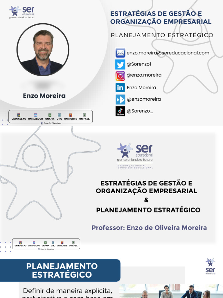 Webaula completo - Estratégias de gestão e Planejamento estratégico | PDF | Gestão de recursos ...