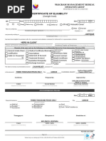 Dswd Akap Cert. of Eligibility Forms (1) | PDF