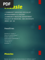Measles Lecture Presentation | PDF