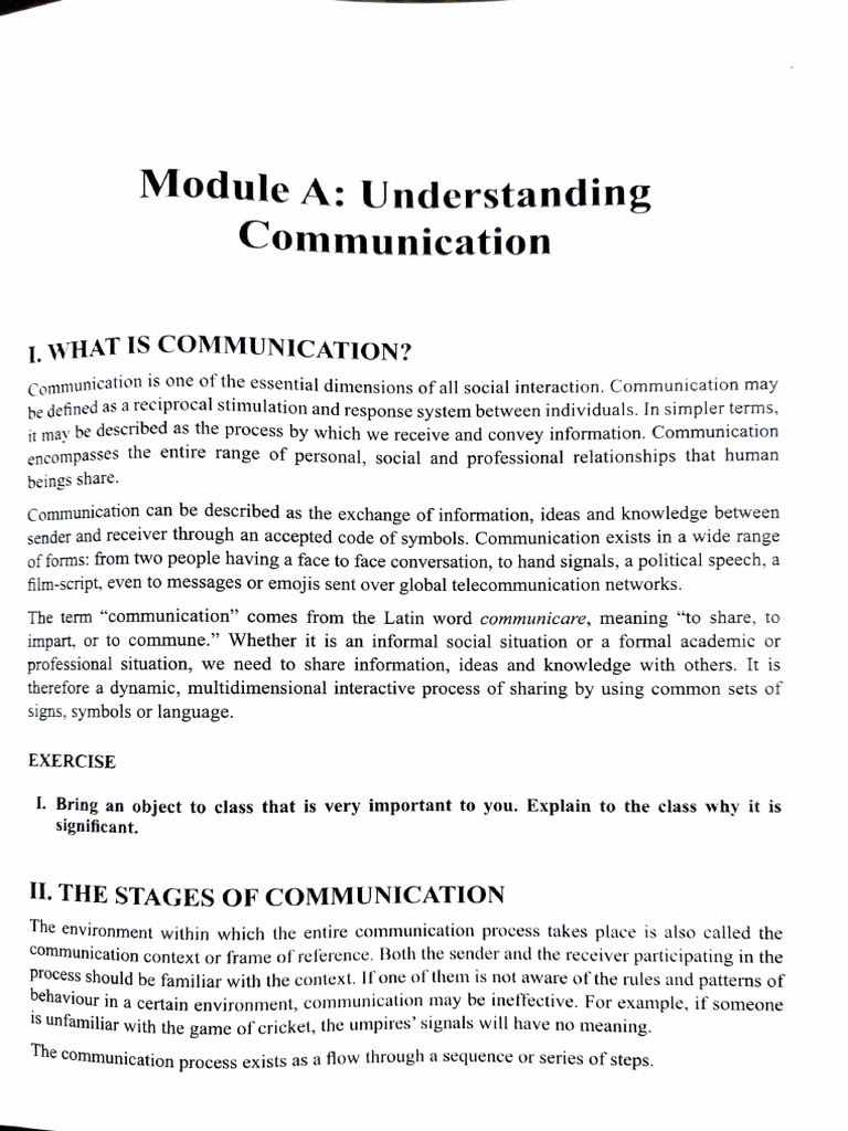 Understanding the Communication Process | PDF | Communication | Body Language