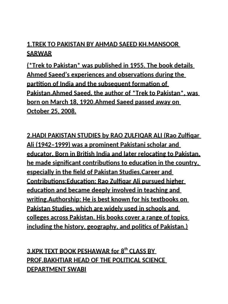 Document (10) | PDF | Pakistan | Federally Administered Tribal Areas