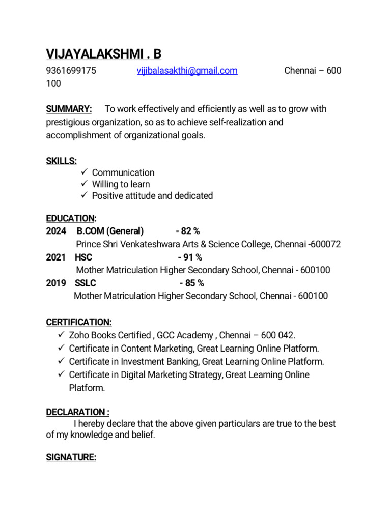 Compressed Resume PDF | PDF
