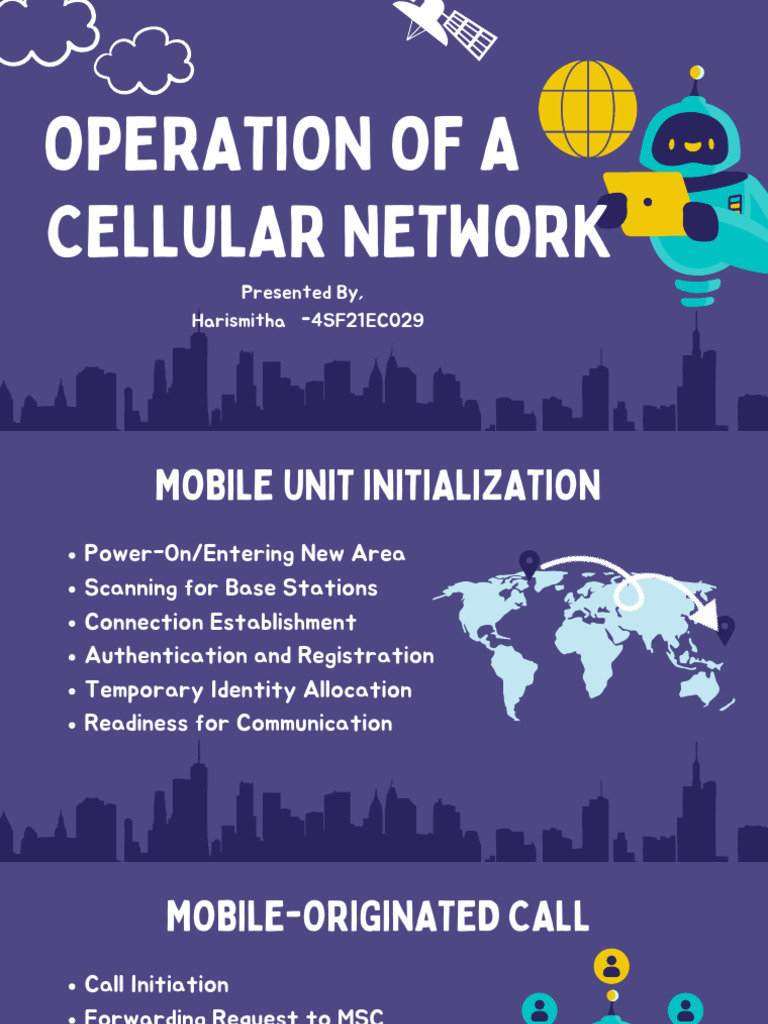 Operation of Cellular Network | PDF