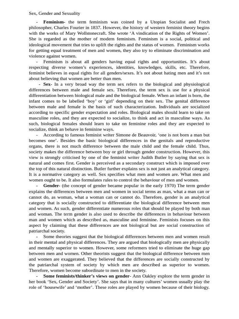 Feminist Philosophy | PDF | Gender Studies | Feminism