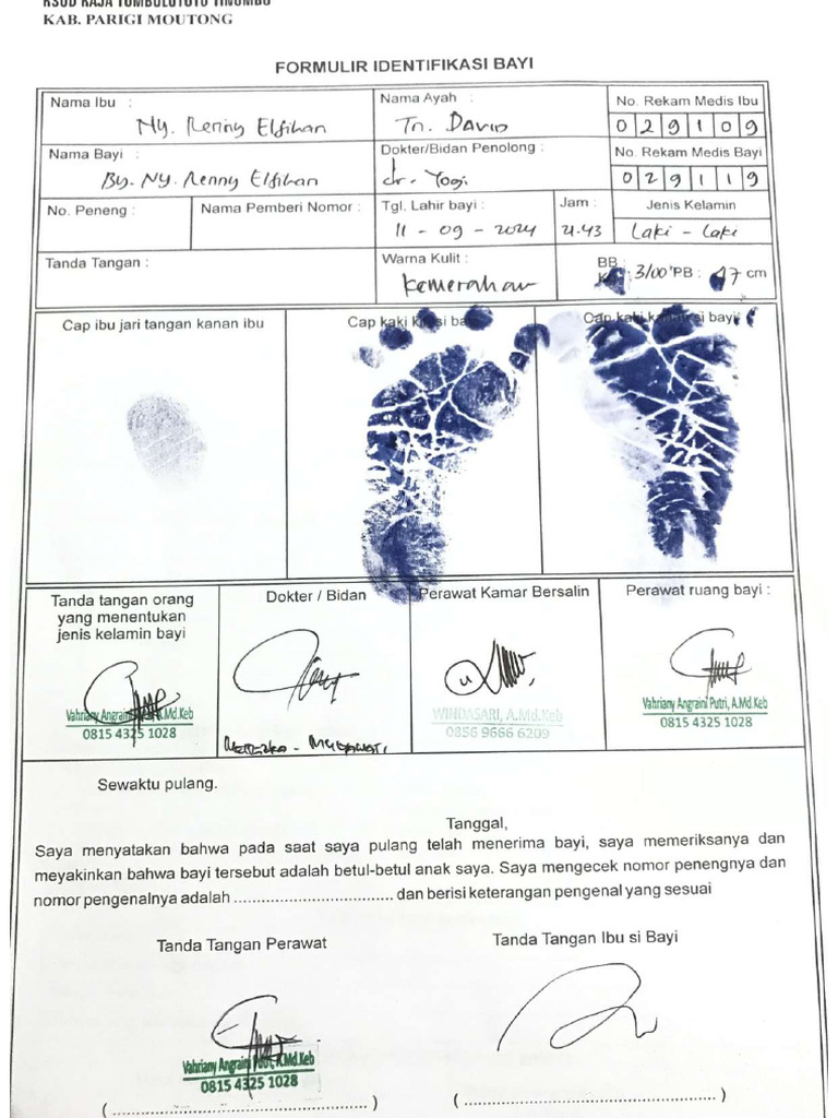 Identifikasi By. Ny. Renny | PDF