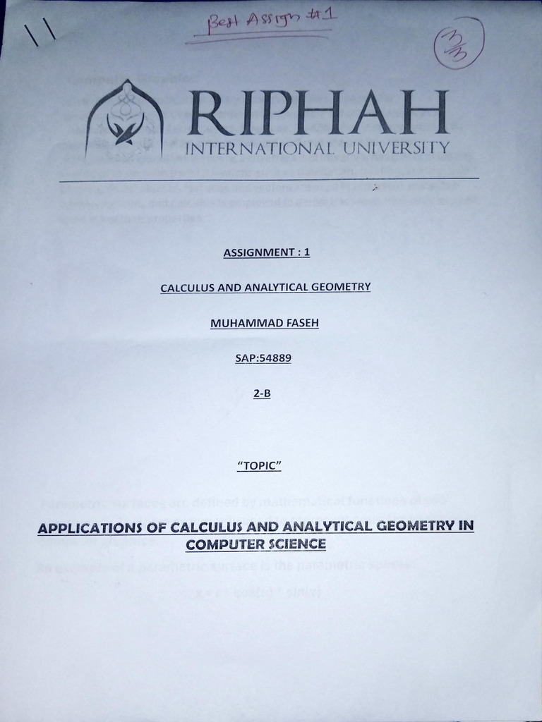 Best Assignment 1 | PDF