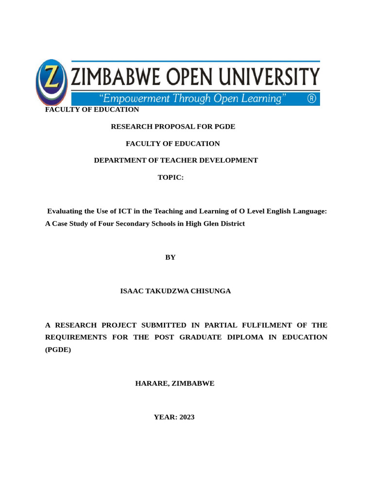 Research Proposal Correction Pdf Educational Technology Information And Communications