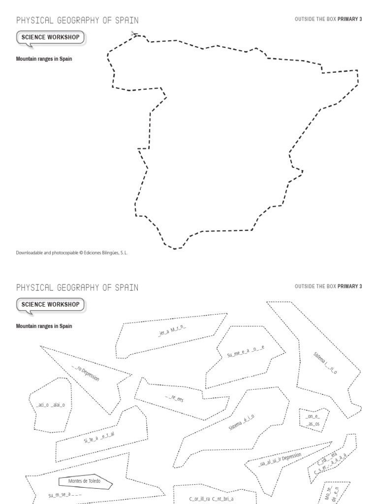 Template - Geography of Spain | PDF | Earth Sciences