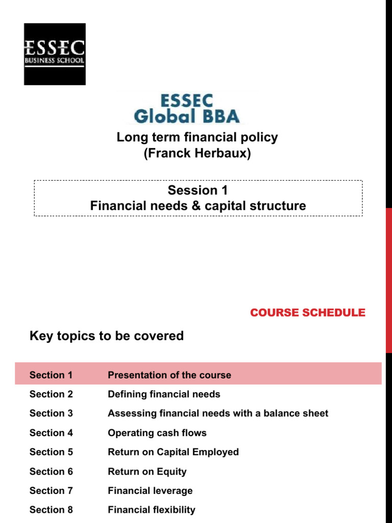 2024 Q3 Long Term Finance Session 1 | PDF | Equity (Finance) | Balance ...