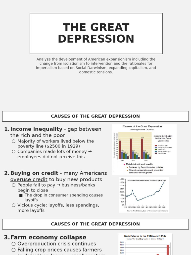 4 4+The+Great+Depression | PDF | New Deal | Great Depression